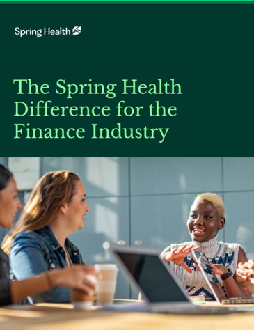 The Spring Health Difference for the Finance Industry